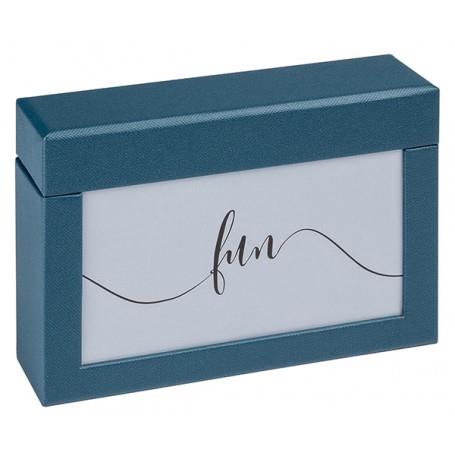 Fun Photo Box Holds 100 6x4 Prints - Blue – Cambrian Photography
