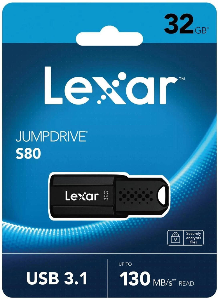 Lexar JumpDrive S80 32GB - USB 3.1 Flash Drive – Cambrian Photography