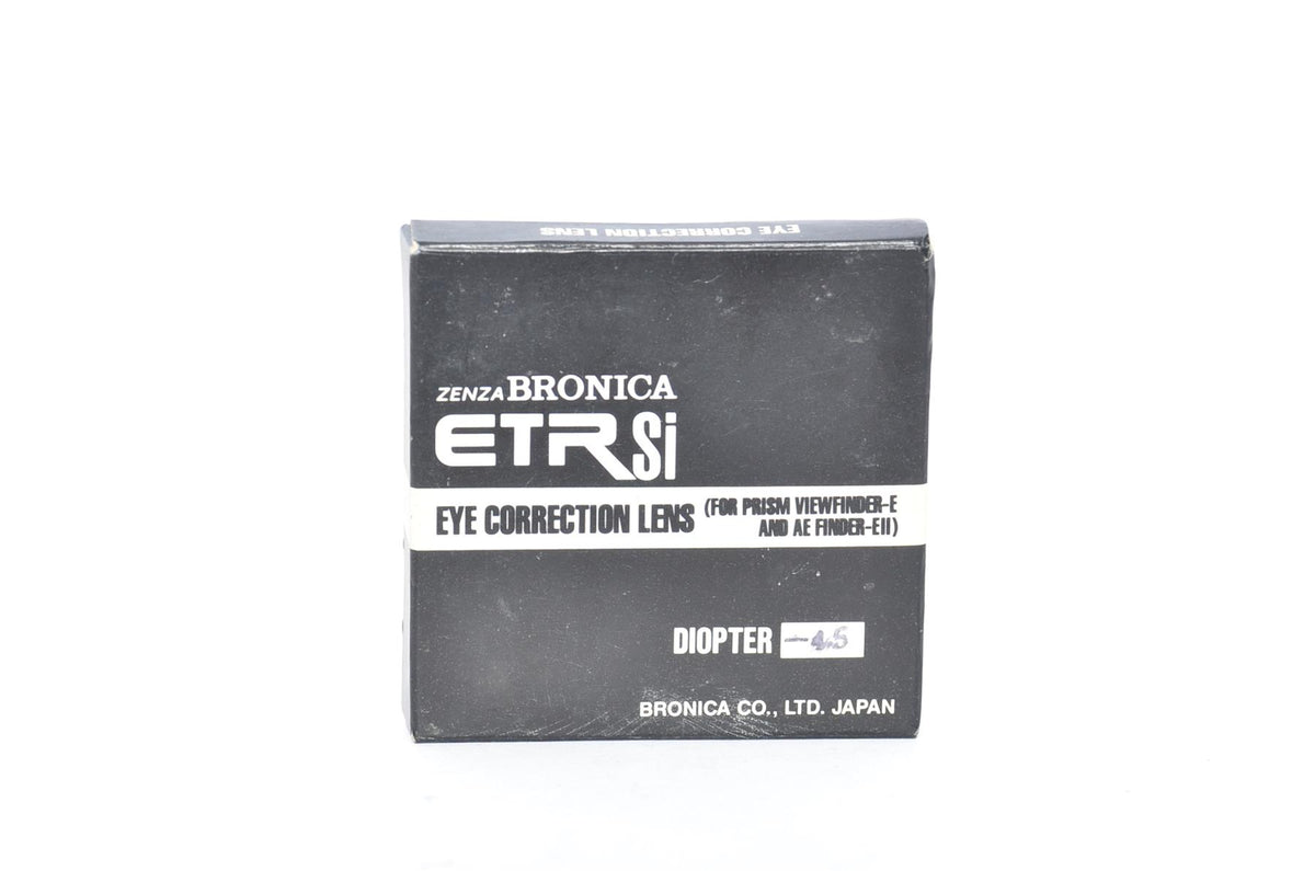 Used Bronica ETRSi -4.5 Diopter (For Prism Viewfinder-E and AE Finder ...